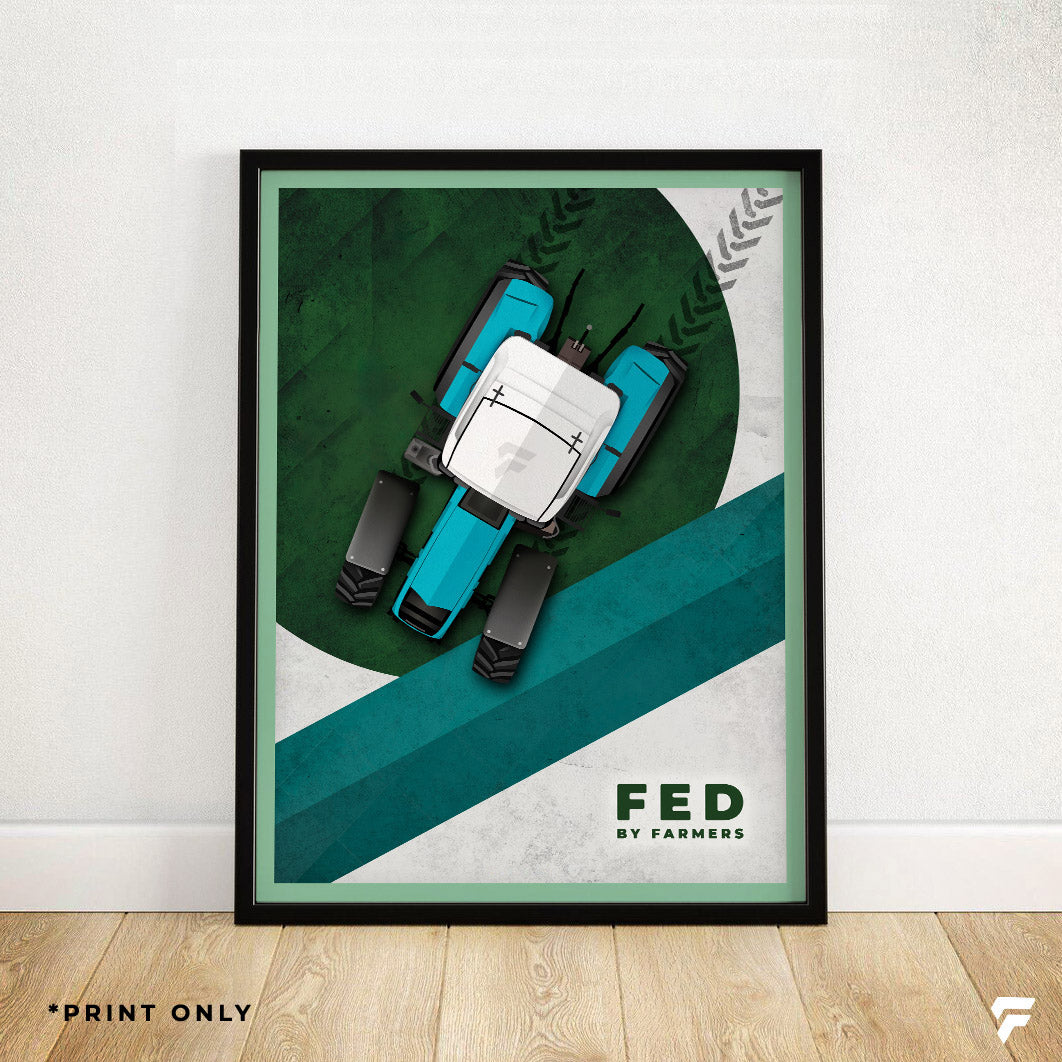 FED Print - Tractor – Als Couzens Artwork